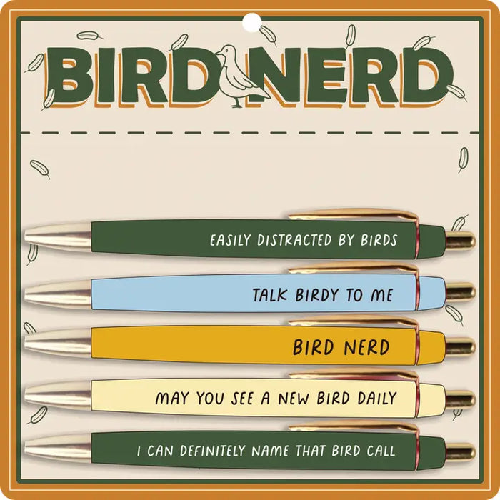 Fun Club -Bird Nerd Pen Set – Sass at Home