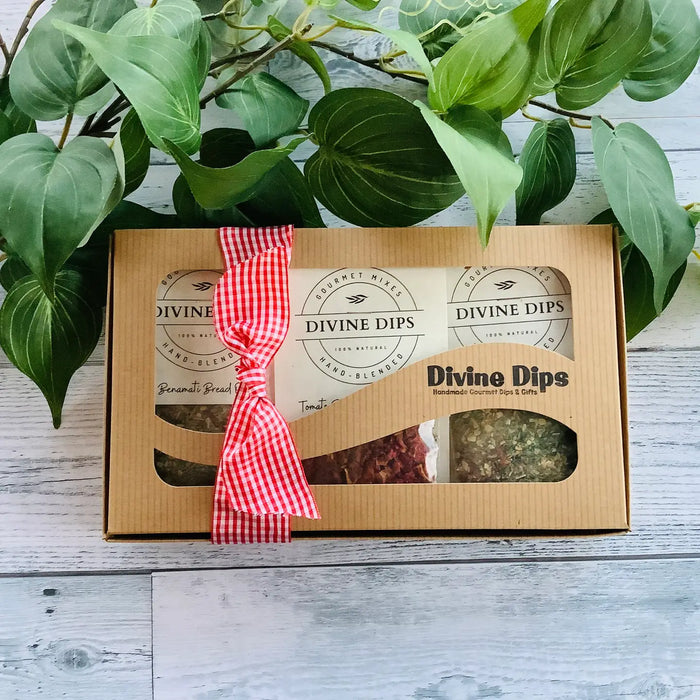 Divine Dips - Authentic Italian Seasoning Mix Collection - Window Box ...