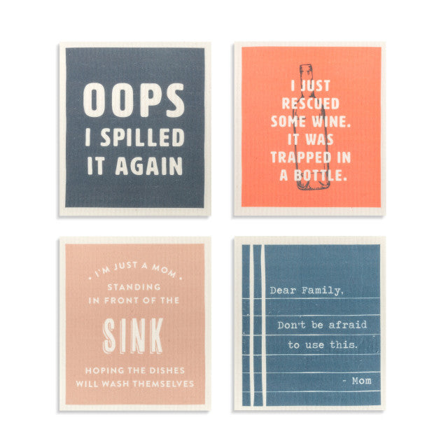 Demdaco - Family Quotes Dishcloth - Biodegradable – Sass at Home