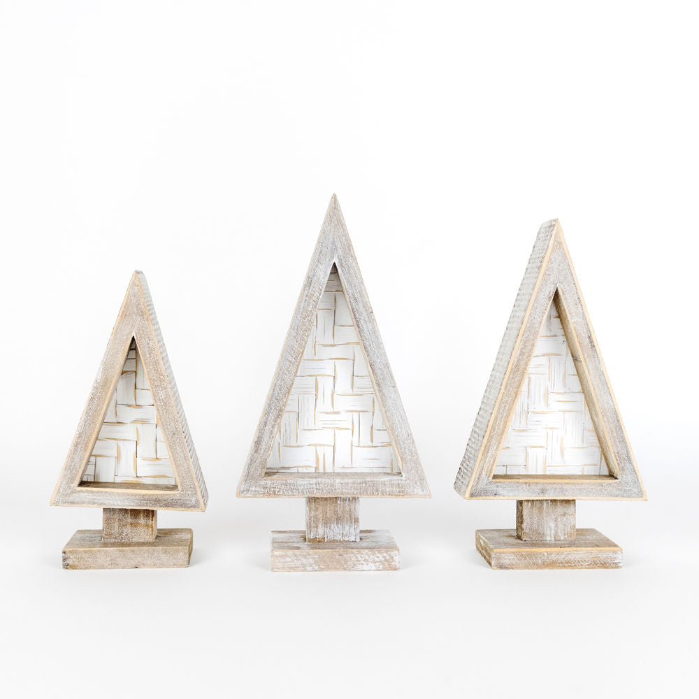 Adams & Co. - Glitter Wood Christmas Tree – Sass at Home